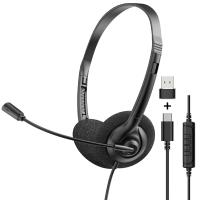 China JTY-0123 Colorful Wired Head Mounted Telephone Headphones with Foldable Microphone Lightweight Online Learning Office Headphones Support Logo Color Plug OEM/ODM Private Model Customization for sale