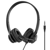 China JTY-1225 Head mounted wired headphones with microphone, desktop laptop, online learning, office, customer service, call headset 3.5mm/Type-C/USB plug, supporting OEM/ODM customization service for sale