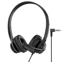 China JTY-1225 Head mounted wired headphones with microphone, desktop laptop, online learning, office, customer service, call headset 3.5mm/Type-C/USB plug, supporting OEM/ODM customization service for sale