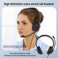 China JTY-1026Wired Call Center Headset with  Microphone, 3.5mm/USB/Type‑C Multi‑Interface Over‑Ear Headphone, Volume Control Wired Headset for Office Conference Online Class Home Work,OEM/ODM customization for sale