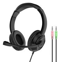 China JTY-1026Wired Call Center Headset with  Microphone, 3.5mm/USB/Type‑C Multi‑Interface Over‑Ear Headphone, Volume Control Wired Headset for Office Conference Online Class Home Work,OEM/ODM customization for sale