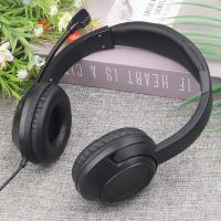 China JTY-1026Wired Call Center Headset with  Microphone, 3.5mm/USB/Type‑C Multi‑Interface Over‑Ear Headphone, Volume Control Wired Headset for Office Conference Online Class Home Work,OEM/ODM customization for sale