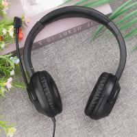 China JTY-1026Wired Call Center Headset with  Microphone, 3.5mm/USB/Type‑C Multi‑Interface Over‑Ear Headphone, Volume Control Wired Headset for Office Conference Online Class Home Work,OEM/ODM customization for sale
