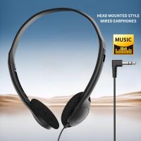 China 857 Lightweight wired in headphones, 3.5mm jack/C-type plug can be customized for stereo headphones, OEM/ODM customized multi-color headphones, suitable for laptops in aviation museums, school offices for sale