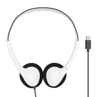 China 857 Lightweight wired in headphones, 3.5mm jack/C-type plug can be customized for stereo headphones, OEM/ODM customized multi-color headphones, suitable for laptops in aviation museums, school offices for sale
