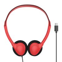 China 857 Lightweight wired in headphones, 3.5mm jack/C-type plug can be customized for stereo headphones, OEM/ODM customized multi-color headphones, suitable for laptops in aviation museums, school offices for sale