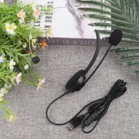 China USB head mounted wired single ear headphones with high-definition call microphone, online control of mute volume, used for PC laptops, office customer service in the call center, supporting OEM/ODM for sale