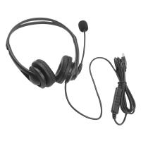 China JTY-430 professional call center earphones with microphone, multiple plugs USB/Type-C/3.5mm wired earphones, comfortable to wear earphones, suitable for online learning and business conference calls for sale
