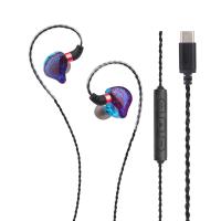China ML-AZ04 Type‑C/3.5mm Wired In‑Ear Earphones, 10mm Dynamic Driver HiFi Stereo Earbuds, Ergonomic Over‑Ear Hook Design with Built‑in Microphone Volume Control, 360° Surround Sound Sports Headphones for sale