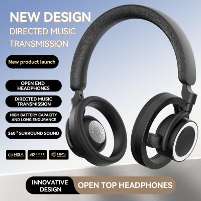 China GR800 Open‑Top Open Ear Headphones, Directed Music Transmission Wireless Bluetooth Headset, 360° Surround Sound, Long Battery Life Over‑Ear Open Ear Stereo Headphones for Sports & Daily Use for sale