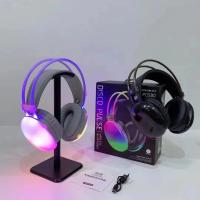 China JTY-580 RGB wireless gaming headset, Bluetooth 5.0 headset with color LED lights, HiFi stereo, long battery life, surround sound, suitable for gaming headsets on PC phones for sale