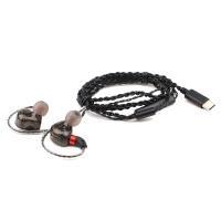 China Professional Wired In-Ear Monitor Earphones, 10mm Dynamic Driver HiFi Stereo Earbuds, Over-Ear Hook Design with Inline Control Mic, Dual Type-C & 3.5mm Plug, 360° Surround Sound for Musicians, Gaming, for sale
