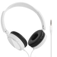 China JTY-71 Foldable wired in ear headphones with soft PU ear pads, suitable for 3.5mm stereo head mounted wired headphones on PCs, laptops, music, and online classrooms for sale