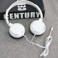 China JTY-71 Foldable wired in ear headphones with soft PU ear pads, suitable for 3.5mm stereo head mounted wired headphones on PCs, laptops, music, and online classrooms for sale
