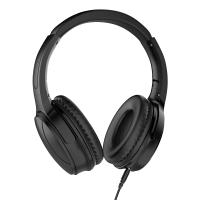 China JTY-772 Wired Over-Ear Headphones with Microphone, 3.5mm Stereo Headset, Detachable Audio Cable, Dual 3.5mm Cables Included, Adjustable Headband for PC Laptop Phone Gaming Online Class for sale