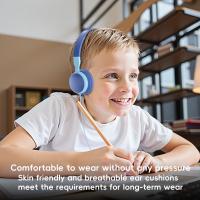 China JTY-882 Kids Wired On-Ear Headphones, Foldable Adjustable Headband 3.5mm Stereo Headset for School Online Learning, Multi Cute Color Options for sale