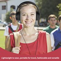 China JTY-60 Wired Over-Ear Headphones with 3.5mm Jack, Soft Leather Ear Cushions, and Foldable Design for Laptop, PC, Smartphone for sale