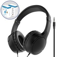 China JTY-60 Wired Over-Ear Headphones with 3.5mm Jack, Soft Leather Ear Cushions, and Foldable Design for Laptop, PC, Smartphone for sale