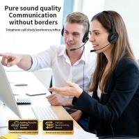 China JTY-65 Lightweight Wired Headset with Adjustable Microphone and Dual Plug Options for Online Classes and Call Centers for sale