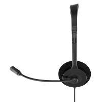 China JTY-65 Lightweight Wired Headset with Adjustable Microphone and Dual Plug Options for Online Classes and Call Centers for sale
