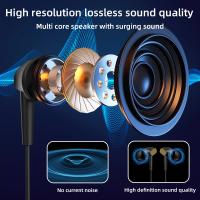 China JTY-2391 Type-C Wired Earphones In Ear USB-C Headset with Volume Control Mic, Noise Isolation Deep Bass Earbuds for Gaming, Music & Calls for sale