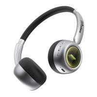 China WBK943 Retro Wireless Bluetooth 5.3 Headphones, RGB Gradient Light Over Ear Headset, 40mm Driver Foldable Lightweight Headphones with Mic for Music Gaming Travel for sale