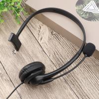 China JTY-430 USB Wired Headset with Microphone, Noise Cancelling Single Ear Headphone, 330° Rotatable Mic, Comfortable Over Ear Headset for Call Center, Online Meeting, Online Class for sale