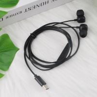 China 005E USB Type-C Wired In-Ear Earphones with Microphone & Volume Control, Stereo Sound Wired Headphones, Noise Isolating Earbuds for Type-C Android Phones, Laptops for sale