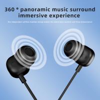 China 005E USB Type-C Wired In-Ear Earphones with Microphone & Volume Control, Stereo Sound Wired Headphones, Noise Isolating Earbuds for Type-C Android Phones, Laptops for sale