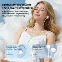 China Cylindrical earphones Type-C Wired In-Ear Earphones, Stereo Earbuds with Portable Cylinder Gift Tube Packaging, Plug & Play Type C Wired Headset for Smartphone, Tablet for sale