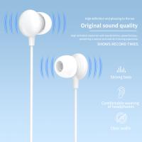 China Cylindrical earphones Type-C Wired In-Ear Earphones, Stereo Earbuds with Portable Cylinder Gift Tube Packaging, Plug & Play Type C Wired Headset for Smartphone, Tablet for sale