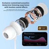 China Cylindrical earphones Type-C Wired In-Ear Earphones, Stereo Earbuds with Portable Cylinder Gift Tube Packaging, Plug & Play Type C Wired Headset for Smartphone, Tablet for sale