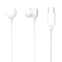 China Cylindrical earphones Type-C Wired In-Ear Earphones, Stereo Earbuds with Portable Cylinder Gift Tube Packaging, Plug & Play Type C Wired Headset for Smartphone, Tablet for sale
