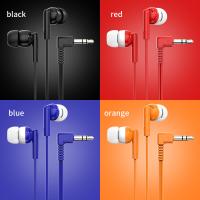 China Colorful In-Ear Earphones 3.5mm Wired Earbuds, L-shaped Jack Stereo Headphones for Phone Laptop MP3, Multi-Color Available for sale