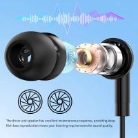 China Colorful In-Ear Earphones 3.5mm Wired Earbuds, L-shaped Jack Stereo Headphones for Phone Laptop MP3, Multi-Color Available for sale