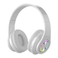 China B39 RGB Light Over-Ear Bluetooth Headphones, 3 Modes Wireless/TF Card/Wired Stereo Gaming Headset with Built-in Mic for PC Phone for sale