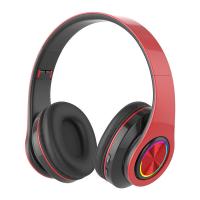 China B39 RGB Light Over-Ear Bluetooth Headphones, 3 Modes Wireless/TF Card/Wired Stereo Gaming Headset with Built-in Mic for PC Phone for sale