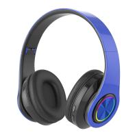 China B39 RGB Light Over-Ear Bluetooth Headphones, 3 Modes Wireless/TF Card/Wired Stereo Gaming Headset with Built-in Mic for PC Phone for sale
