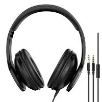 China S7 3.5mm Wired Over-Ear Headset with Inline Microphone, Stereo Wired Headphones for PC Laptop Online Class Gaming Video Call for sale