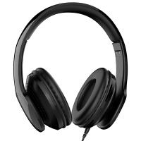 China S7 3.5mm Wired Over-Ear Headset with Inline Microphone, Stereo Wired Headphones for PC Laptop Online Class Gaming Video Call for sale