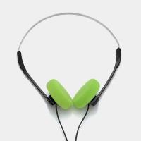 China JTY-F003 Retro Wired On-Ear Headphones, 3.5mm L-Shaped Jack Lightweight Thin Headband Stereo Headset for Walkman, MP3 Player, Classic Vintage Foam Ear Cushions, 2 Colors Optional for sale