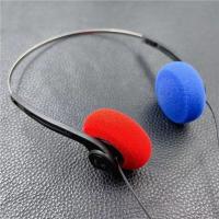 China JTY-F003 Retro Wired On-Ear Headphones, 3.5mm L-Shaped Jack Lightweight Thin Headband Stereo Headset for Walkman, MP3 Player, Classic Vintage Foam Ear Cushions, 2 Colors Optional for sale
