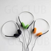 China JTY-F003 Retro Wired On-Ear Headphones, 3.5mm L-Shaped Jack Lightweight Thin Headband Stereo Headset for Walkman, MP3 Player, Classic Vintage Foam Ear Cushions, 2 Colors Optional for sale