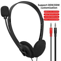 China JTY-900 Mono Call Center Headset with Mic, 3 Connection Options USB USB-C 3.5mm Wired Office Headphones for Computer Online Meeting for sale