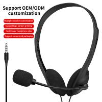 China JTY-900 Mono Call Center Headset with Mic, 3 Connection Options USB USB-C 3.5mm Wired Office Headphones for Computer Online Meeting for sale
