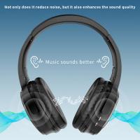 China JTY-772 Wireless Bluetooth Over-Ear Headphones, Foldable Stereo Bass Headset with Microphone, Support TF Card & AUX Wired Mode, Comfortable Soft Earpads for Gaming, Music, Phone Call, PC & Smartphone for sale