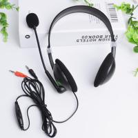 China JTY-440 Wired On-Ear Headset with Microphone, Multi Interface USB / Type-C / 3.5mm Dual Plugs Lightweight Headphones, Volume Control, for PC Laptop Call Center Online Class Office for sale