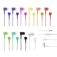 China 23E Colorful 3.5mm Wired In-Ear Earphones with Microphone, Multi Color Stereo Earbuds, Inline Control for Phone, Laptop, MP3, School Classroom for sale