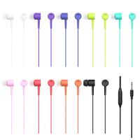China 23E Colorful 3.5mm Wired In-Ear Earphones with Microphone, Multi Color Stereo Earbuds, Inline Control for Phone, Laptop, MP3, School Classroom for sale