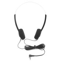 China JTY-F002 3.5mm Wired On-Ear Headphones Without Microphone, Lightweight Thin Foam Headset for School Classroom, PC Laptop Audio Listening for sale